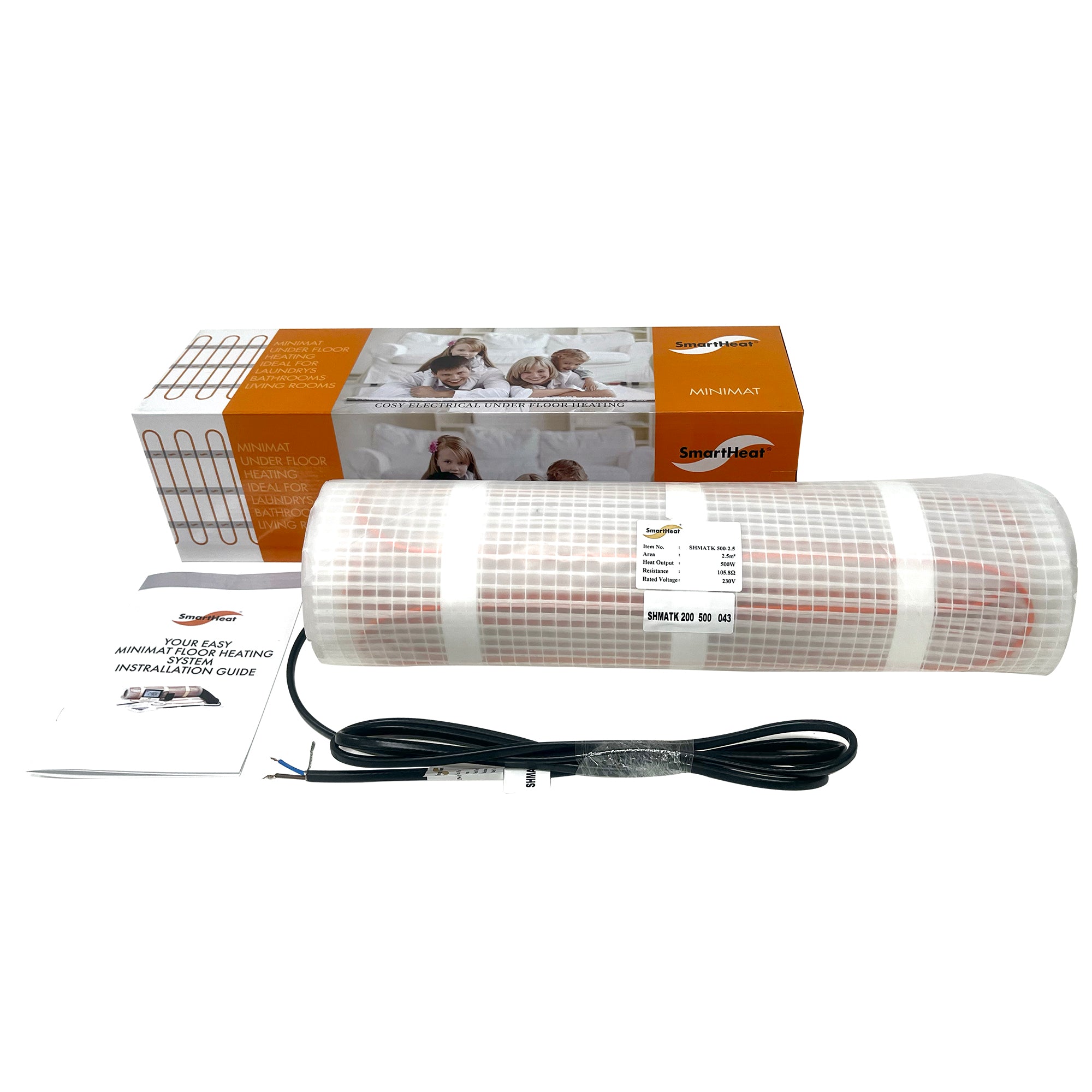 [SmartHeat] SH-Mat 5.0mm (200w/sqm) Electrical Underfloor Heating Matt ...